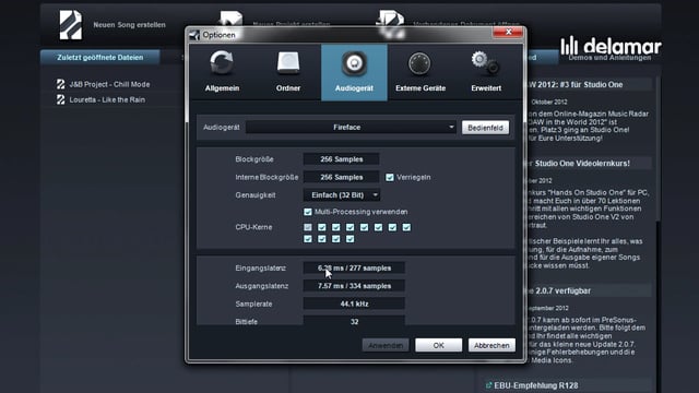 Studio One Tutorial: Ersten Song erstellen ⋆ delamar.de