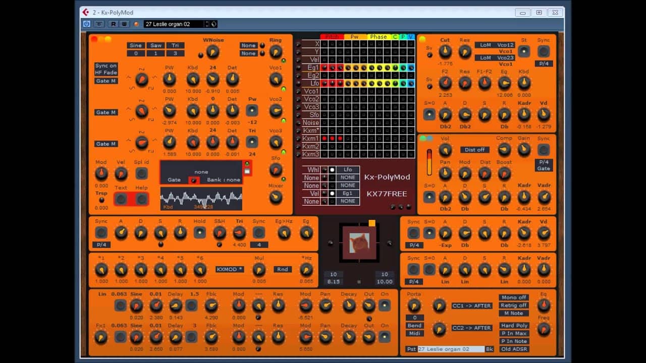 KX77FREE Kx-PolyMod: Komplexer polyphoner Synthesizer ⋆ delamar.de