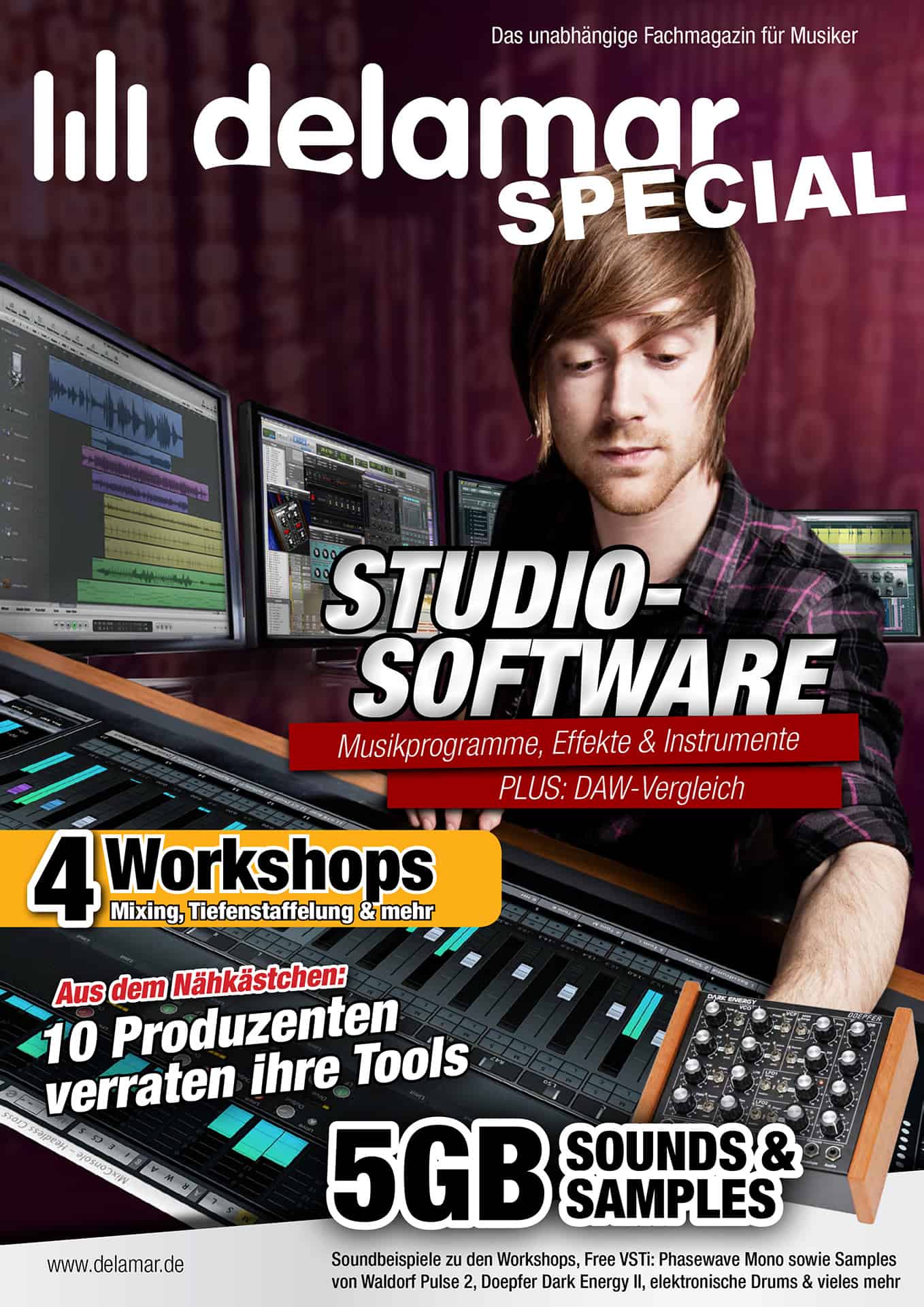 Musiksoftware: Audio Plugins, DAW & Co im Fokus ⋆ delamar.de