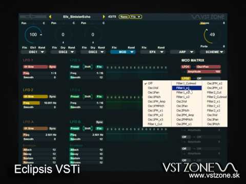 Free VST Plugins: VST Zone Eclipsis - Wavetable Synthesizer