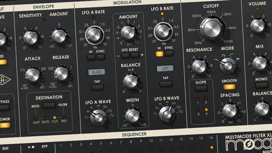Universal Audio Moog Multimode Filter XL Test ⋆ delamar.de