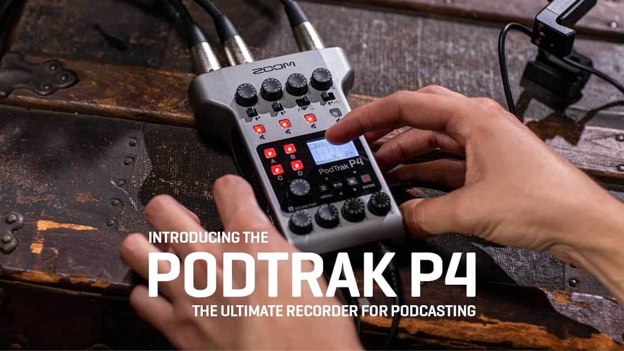 Zoom Podtrak P4: Podcasting-Recorder vorgestellt ⋆ delamar.de