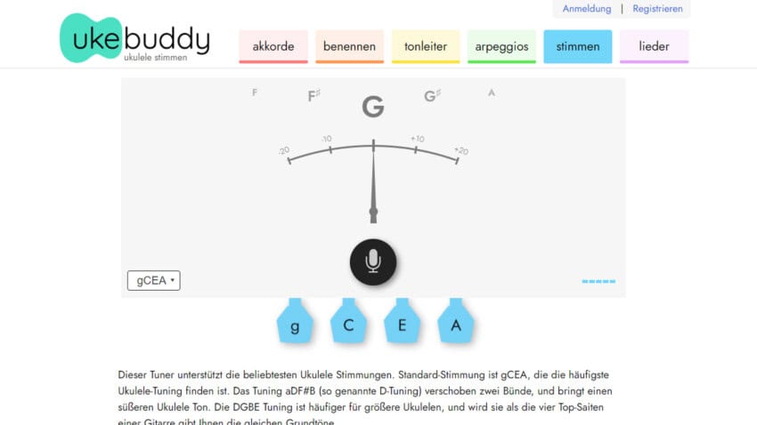 Ukulele stimmen einfach gemacht ⋆ delamar.de