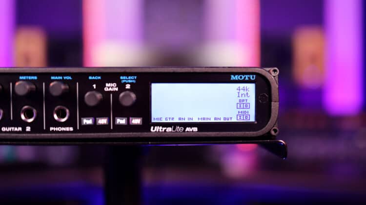 MOTU UltraLite AVB Test: Mobiles Interface mit AVB ⋆ delamar.de
