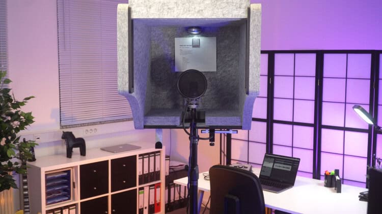t.akustik Vocal Head Booth Test: Kompakte Gesangskabine ⋆ delamar.de