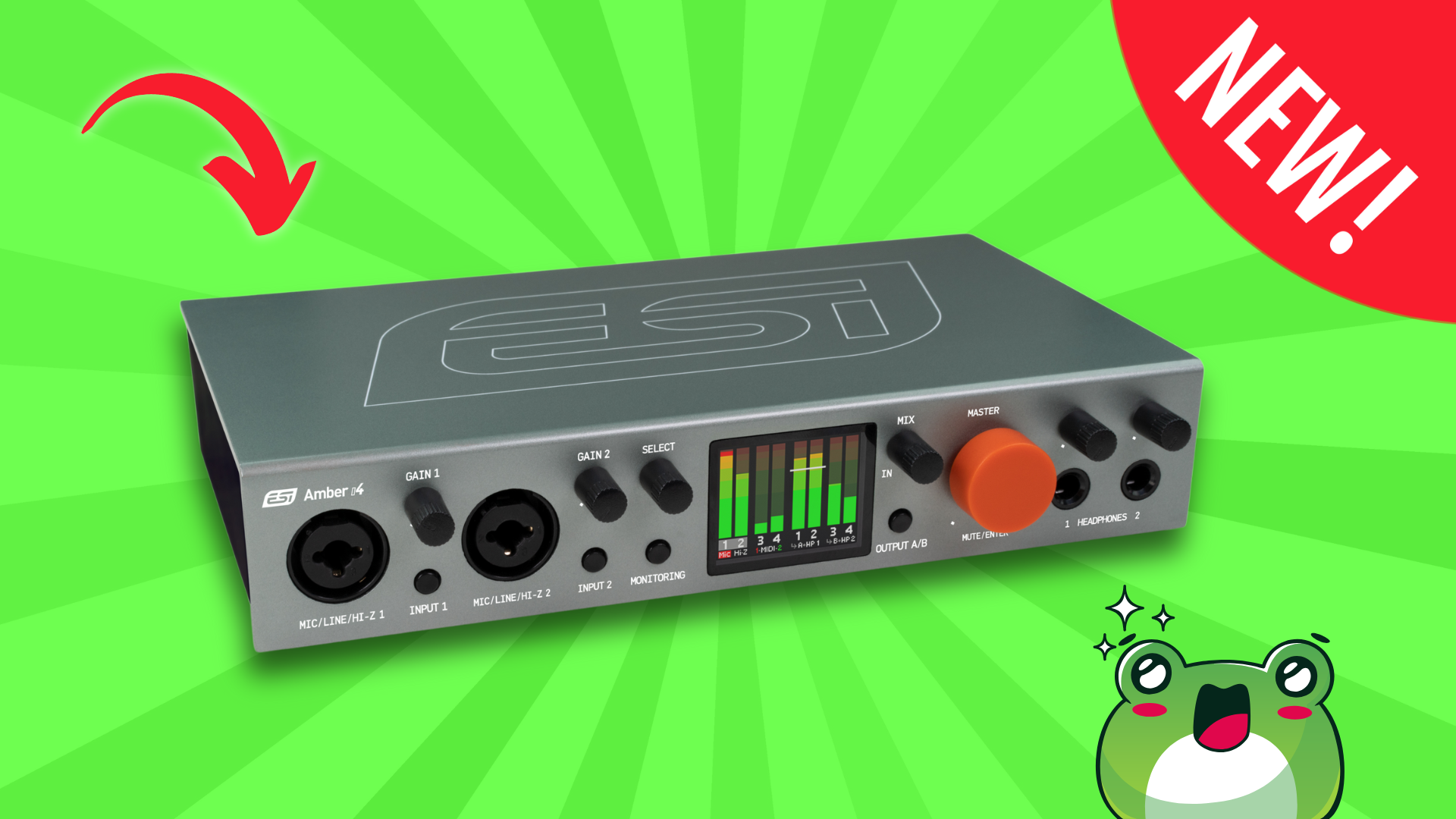 ESI Amber i4: Flexibles 4-In/4-Out Interface ⋆ delamar.de