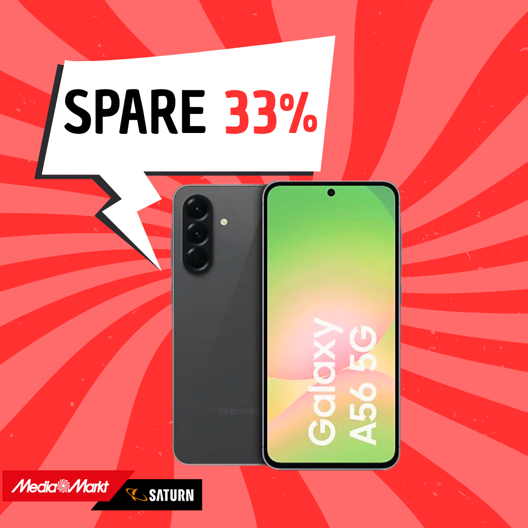 SAMSUNG Galaxy A56 5G 128 GB: Angebot mit 33% Rabatt ⋆ delamar.de