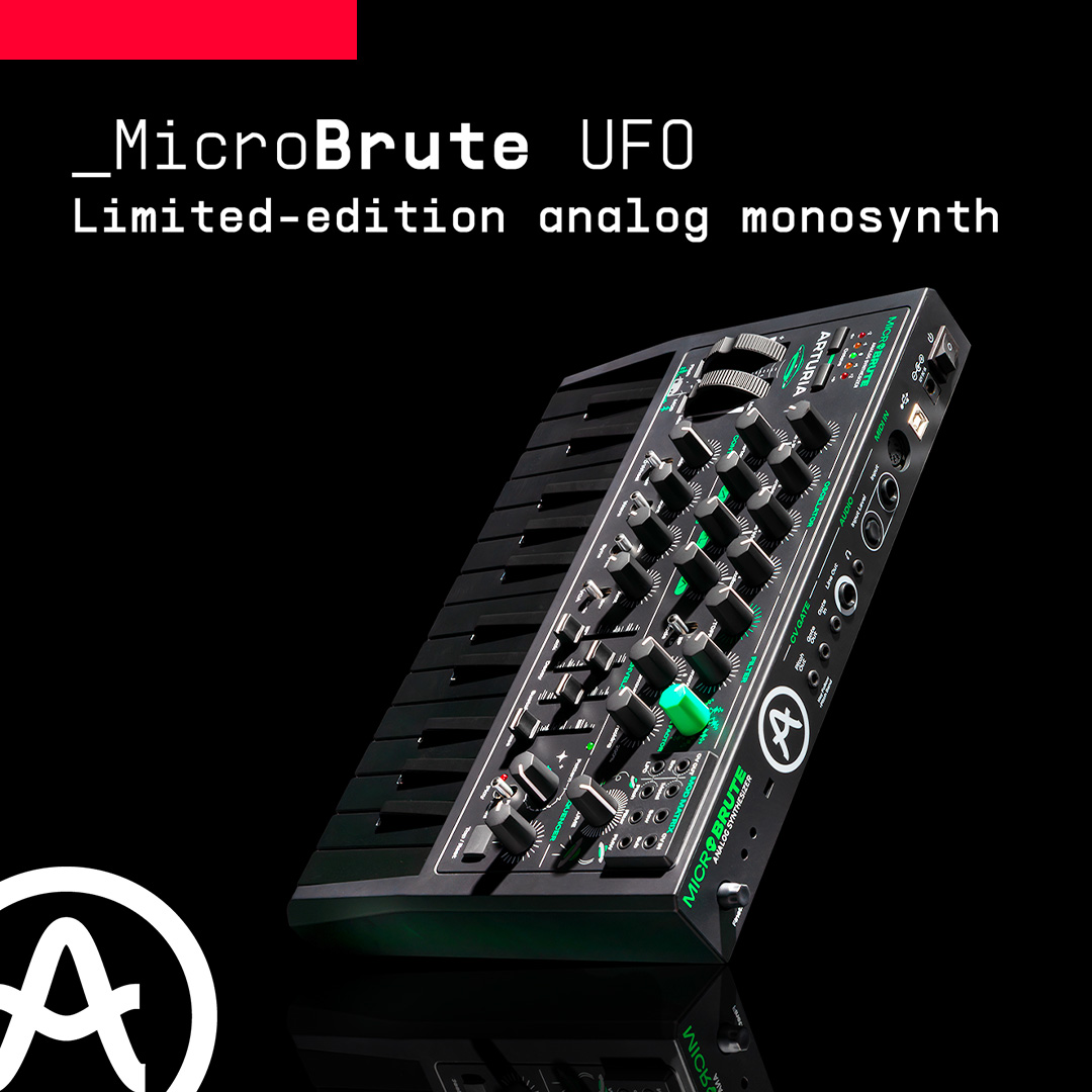 Arturia MicroBrute UFO: Analoger Synth in limitierter Auflage ⋆ delamar.de