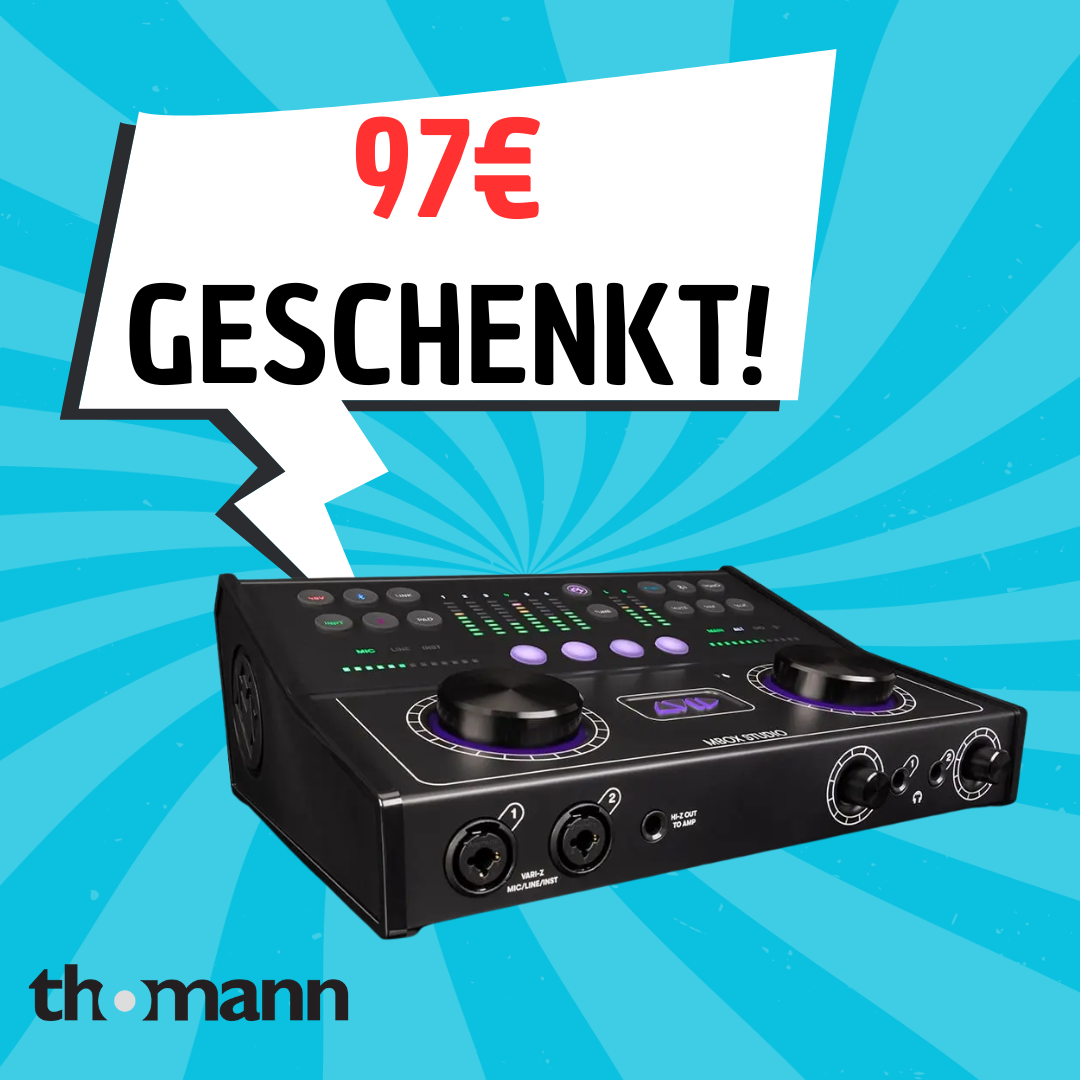 Audio Interface Angebot: Spare jetzt 97€ bei Thomann! ⋆ delamar.de