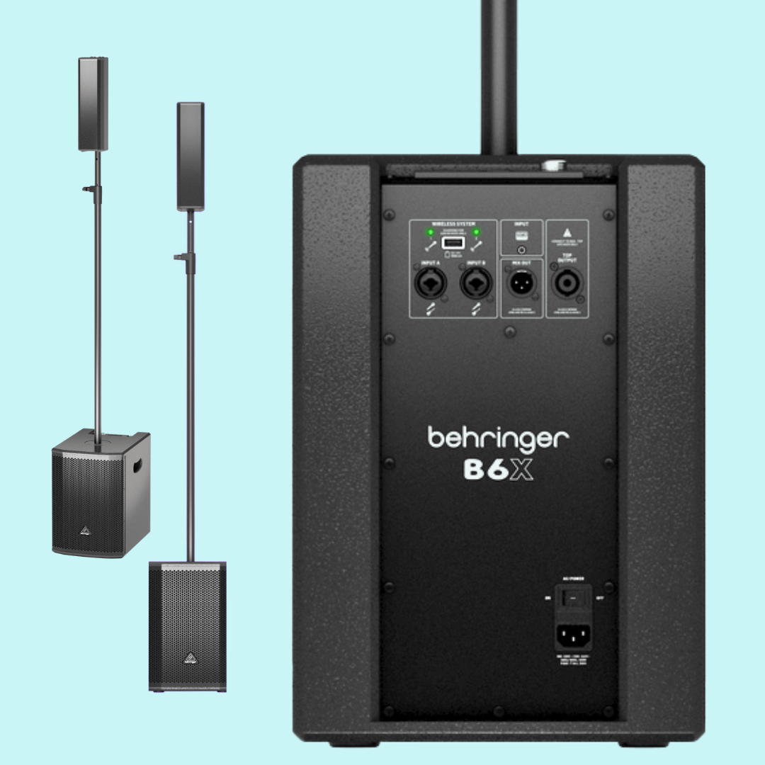 Behringer B6X: Säulenlautsprecher für DJs & Musiker ⋆ delamar.de