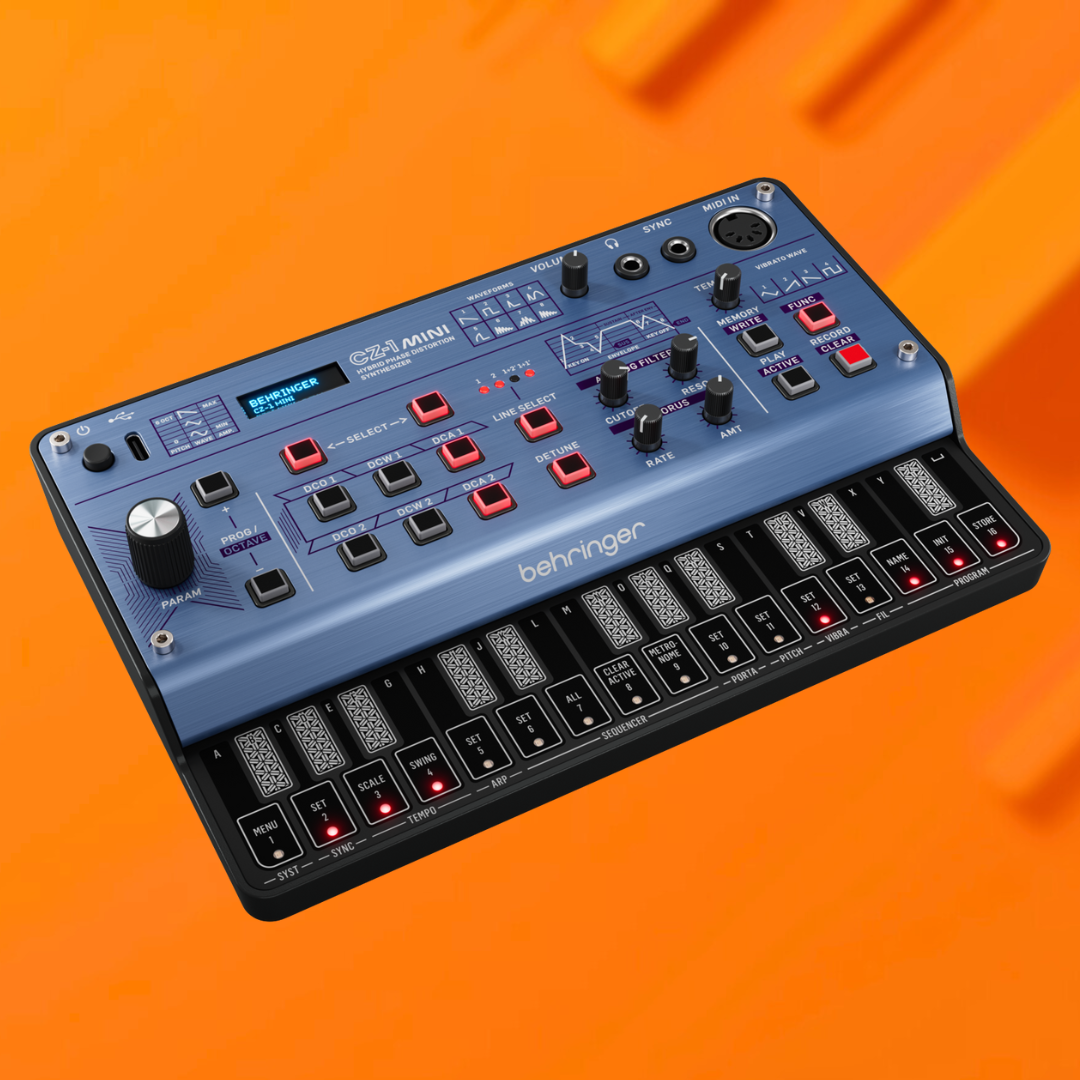 Behringer CZ-1 MINI: Hybrid-Synth mit Phase Distortion ⋆ delamar.de
